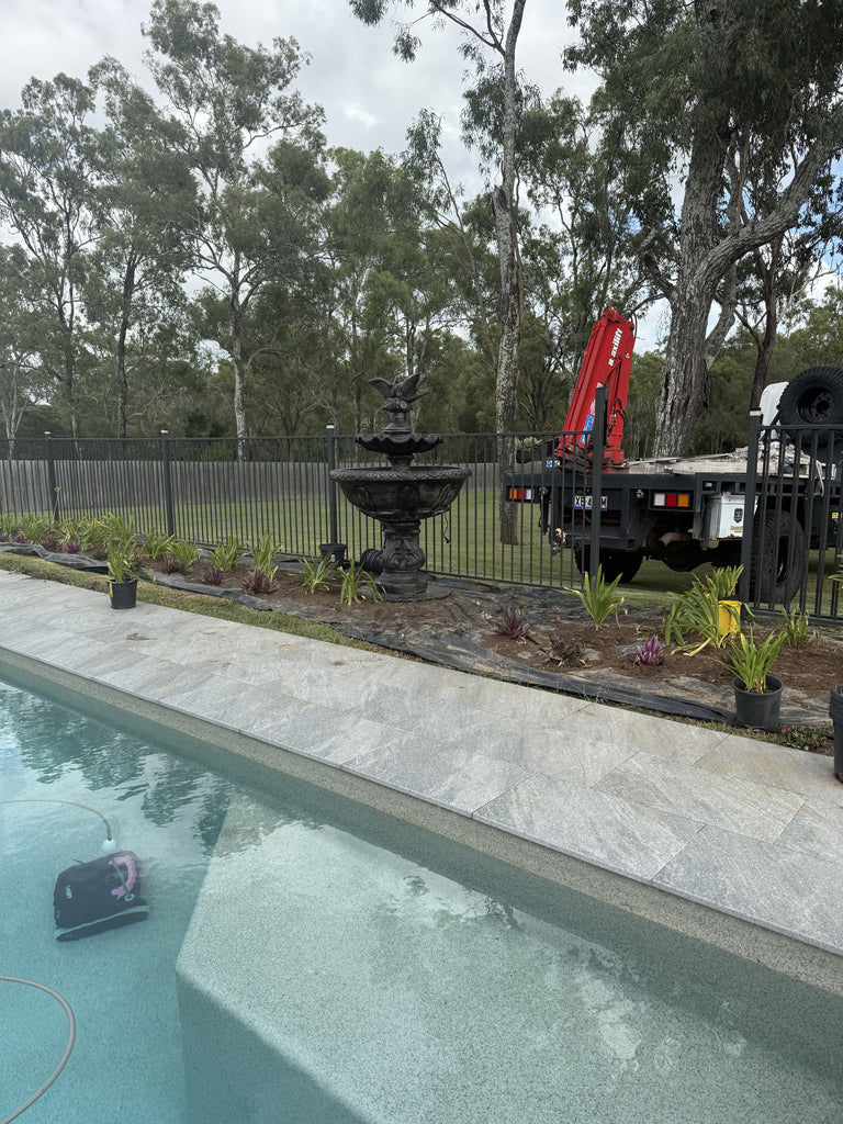 2 tier fancy fountain with doves – Factory Direct Statues & Fountains